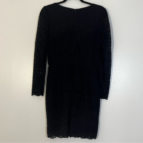 Wilfred | Dresses | Wilfred Black Lace Cocktail Mini Dress Low ...
